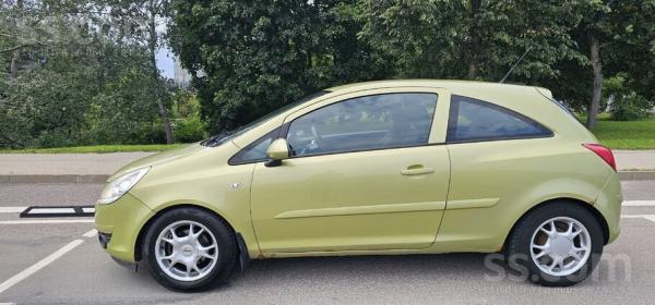 Zaļš Opel Corsa 2007 Rīga, ar dzinēja tilpumu 1.20 L un nobraukumu 161 tūkst. km par 1850 €, foto 5 vietnē AUTOMOTO.COM.LV