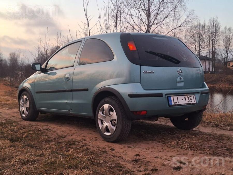 Зеленый Опель Корса 2004 в Рига, объемом двигателя 1.20 л и пробегом 194 тыс. км за 1000 €, фото 9 на AUTOMOTO.COM.LV