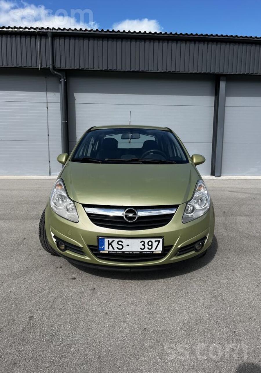 Green Opel Corsa 2006 in Preili, with an engine capacity of 1.40 L and mileage of 197 thousand km for 850 €, photo 3 on AUTOMOTO.COM.LV