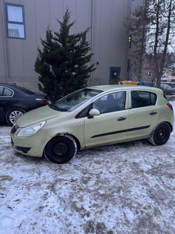 Zaļš Opel Corsa 2007 Kauņa, ar dzinēja tilpumu 1.23 L un nobraukumu 247 tūkst. km par 470 €, foto 1 vietnē AUTOMOTO.COM.LV