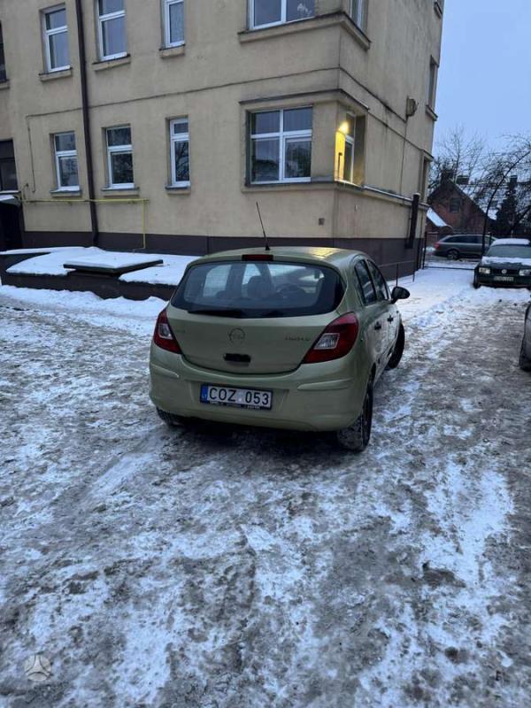 Zaļš Opel Corsa 2007 Kauņa, ar dzinēja tilpumu 1.23 L un nobraukumu 247 tūkst. km par 470 €, foto 2 vietnē AUTOMOTO.COM.LV