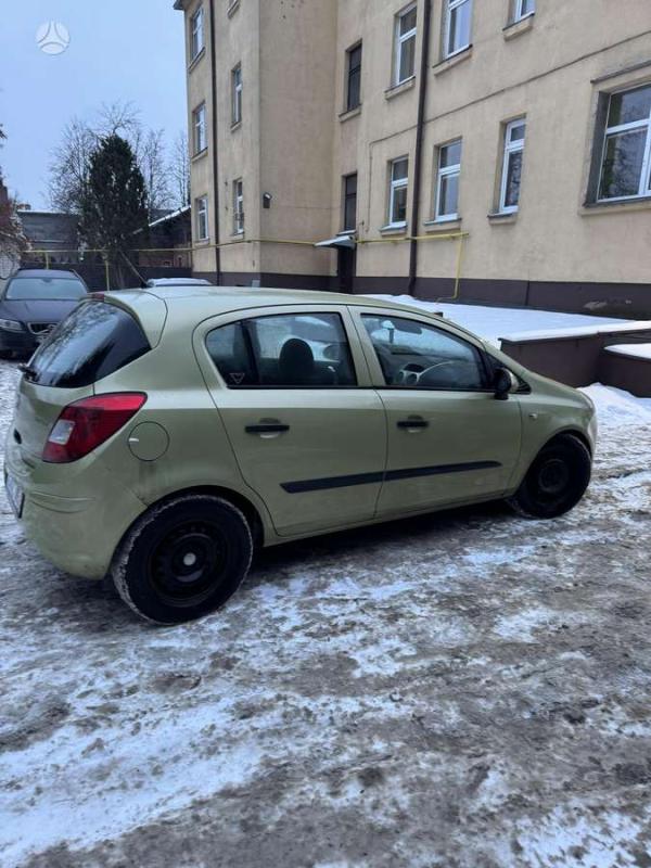 Zaļš Opel Corsa 2007 Kauņa, ar dzinēja tilpumu 1.23 L un nobraukumu 247 tūkst. km par 470 €, foto 3 vietnē AUTOMOTO.COM.LV