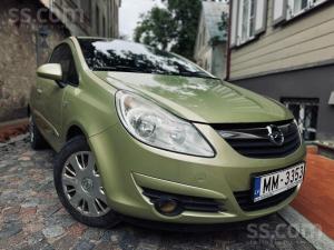 Green Opel Corsa 2007 in Cesis, with an engine capacity of 1.20 L and mileage of 0 thousand km for 1890 €, photo  on AUTOMOTO.COM.LV