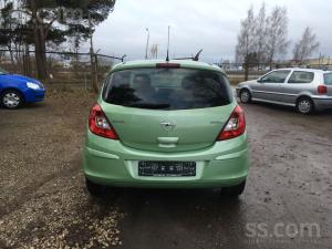 Green Opel Corsa 2010 in Riga, with an engine capacity of 1.20 L and mileage of 0 thousand km for 4500 €, photo 6 on AUTOMOTO.COM.LV