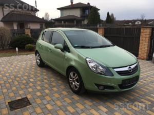 Green Opel Corsa 2010 in Riga, with an engine capacity of 1.20 L and mileage of 0 thousand km for 4500 €, photo  on AUTOMOTO.COM.LV