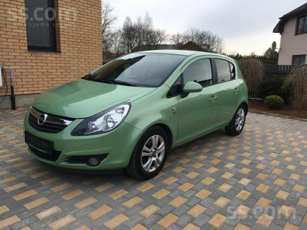 Green Opel Corsa 2010 in Riga, with an engine capacity of 1.20 L and mileage of 0 thousand km for 4500 €, photo 6 on AUTOMOTO.COM.LV