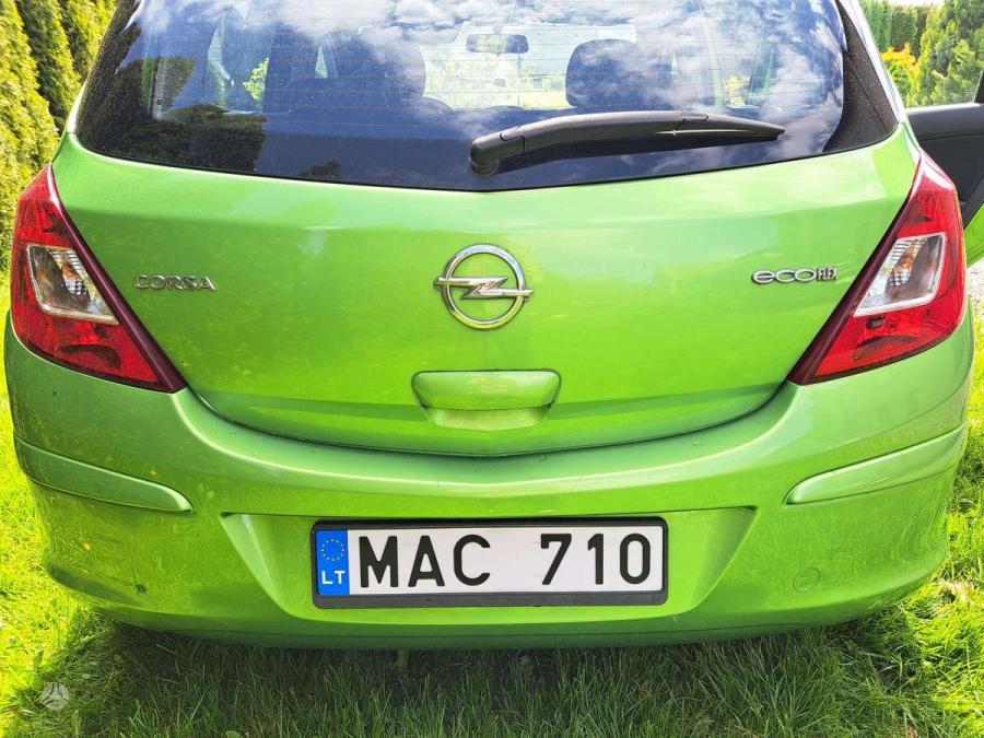 Zaļš Opel Corsa 2013 Kaišiadorys, ar dzinēja tilpumu 1.25 L un nobraukumu 258 tūkst. km par 2700 €, foto 4 vietnē AUTOMOTO.COM.LV
