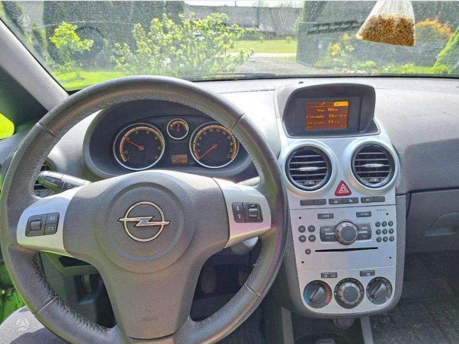 Zaļš Opel Corsa 2013 Kaišiadorys, ar dzinēja tilpumu 1.25 L un nobraukumu 258 tūkst. km par 2700 €, foto 8 vietnē AUTOMOTO.COM.LV