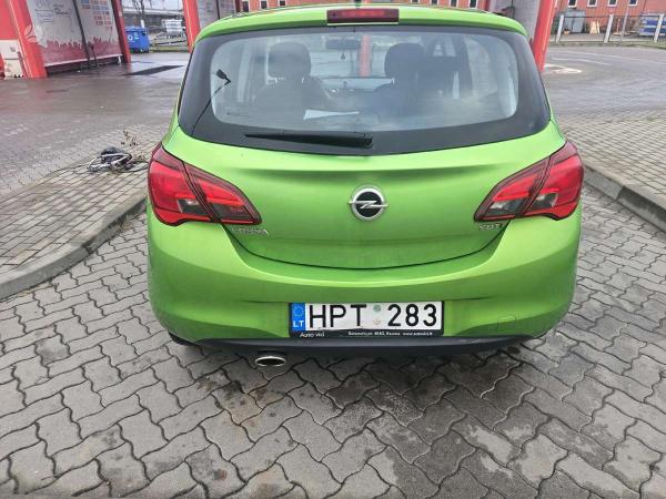 Green Opel Corsa 2015 in Kaunas, with an engine capacity of 1.25 L and mileage of 166 thousand km for 4100 €, photo 4 on AUTOMOTO.COM.LV