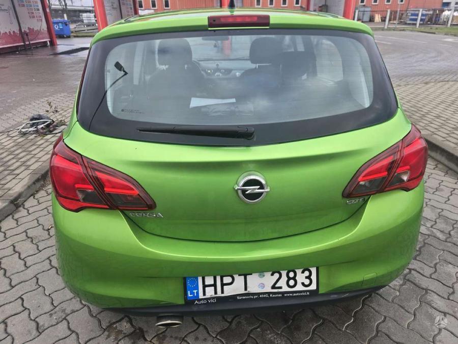 Green Opel Corsa 2015 in Kaunas, with an engine capacity of 1.25 L and mileage of 166 thousand km for 4100 €, photo 5 on AUTOMOTO.COM.LV