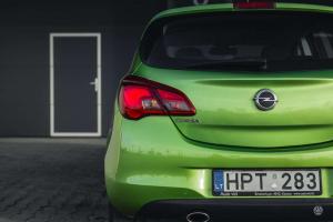 Green Opel Corsa 2015 in Vilnius, with an engine capacity of 1.25 L and mileage of 169 thousand km for 4450 €, photo 8 on AUTOMOTO.COM.LV