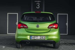 Green Opel Corsa 2015 in Vilnius, with an engine capacity of 1.25 L and mileage of 169 thousand km for 4450 €, photo 9 on AUTOMOTO.COM.LV