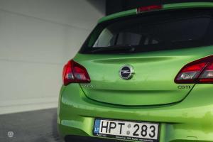 Green Opel Corsa 2015 in Vilnius, with an engine capacity of 1.25 L and mileage of 169 thousand km for 4450 €, photo 10 on AUTOMOTO.COM.LV