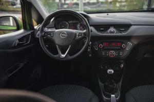 Green Opel Corsa 2015 in Vilnius, with an engine capacity of 1.25 L and mileage of 169 thousand km for 4450 €, photo 14 on AUTOMOTO.COM.LV