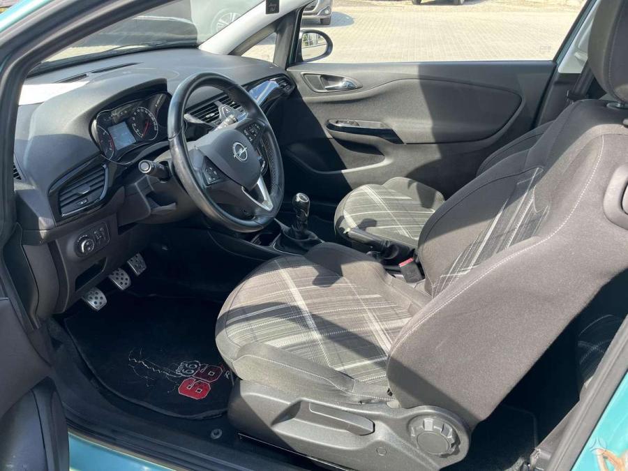 Green Opel Corsa 2015 in Taurage, with an engine capacity of 1.00 L and mileage of 179 thousand km for 3900 €, photo 17 on AUTOMOTO.COM.LV
