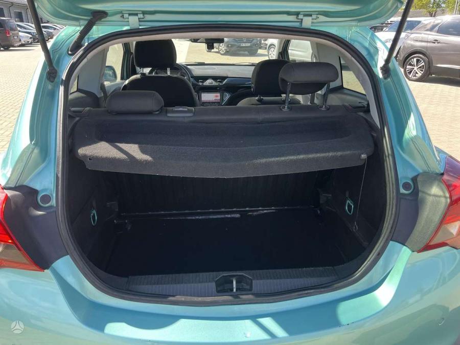 Green Opel Corsa 2015 in Taurage, with an engine capacity of 1.00 L and mileage of 179 thousand km for 3900 €, photo 21 on AUTOMOTO.COM.LV
