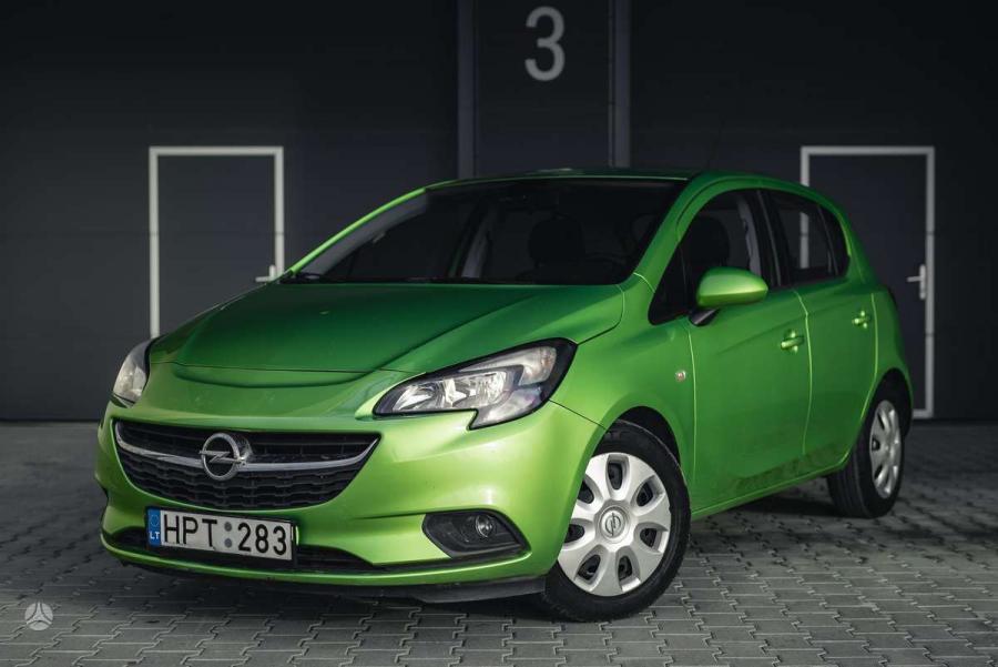 Zaļš Opel Corsa 2015 Viļņa, ar dzinēja tilpumu 1.25 L un nobraukumu 169 tūkst. km par 3950 €, foto 3 vietnē AUTOMOTO.COM.LV