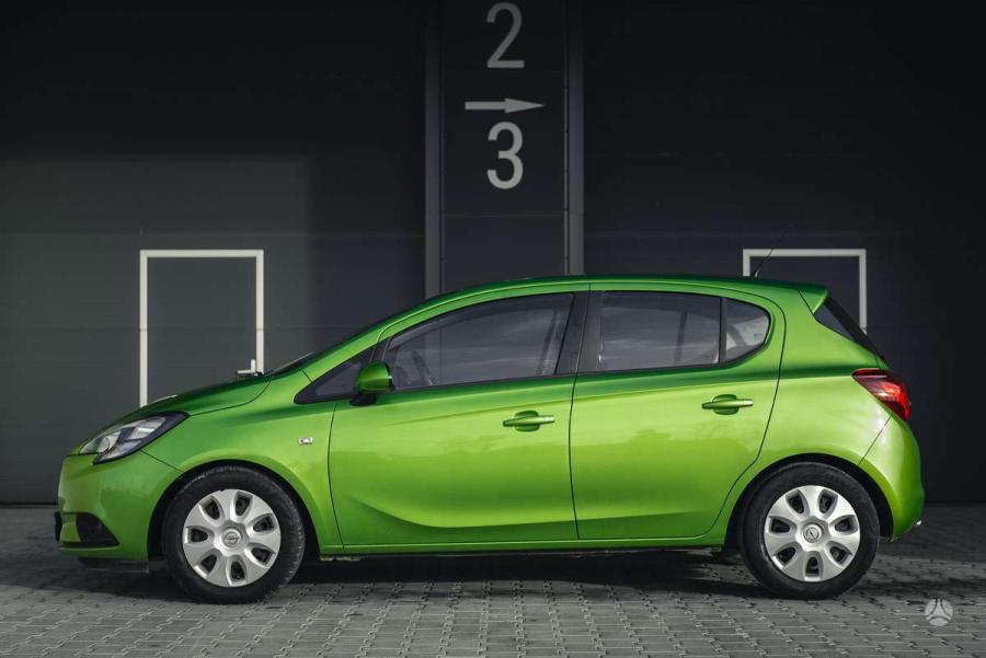 Zaļš Opel Corsa 2015 Viļņa, ar dzinēja tilpumu 1.25 L un nobraukumu 169 tūkst. km par 3950 €, foto 7 vietnē AUTOMOTO.COM.LV
