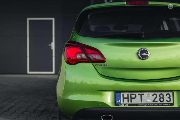 Zaļš Opel Corsa 2015 Viļņa, ar dzinēja tilpumu 1.25 L un nobraukumu 169 tūkst. km par 3950 €, foto 7 vietnē AUTOMOTO.COM.LV