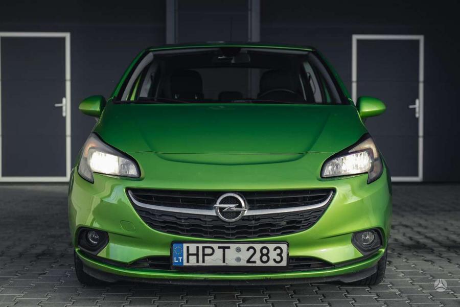 Zaļš Opel Corsa 2015 Viļņa, ar dzinēja tilpumu 1.25 L un nobraukumu 169 tūkst. km par 3950 €, foto 13 vietnē AUTOMOTO.COM.LV