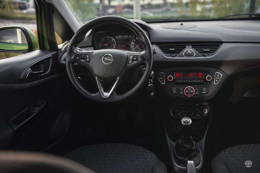 Zaļš Opel Corsa 2015 Viļņa, ar dzinēja tilpumu 1.25 L un nobraukumu 169 tūkst. km par 3950 €, foto 21 vietnē AUTOMOTO.COM.LV