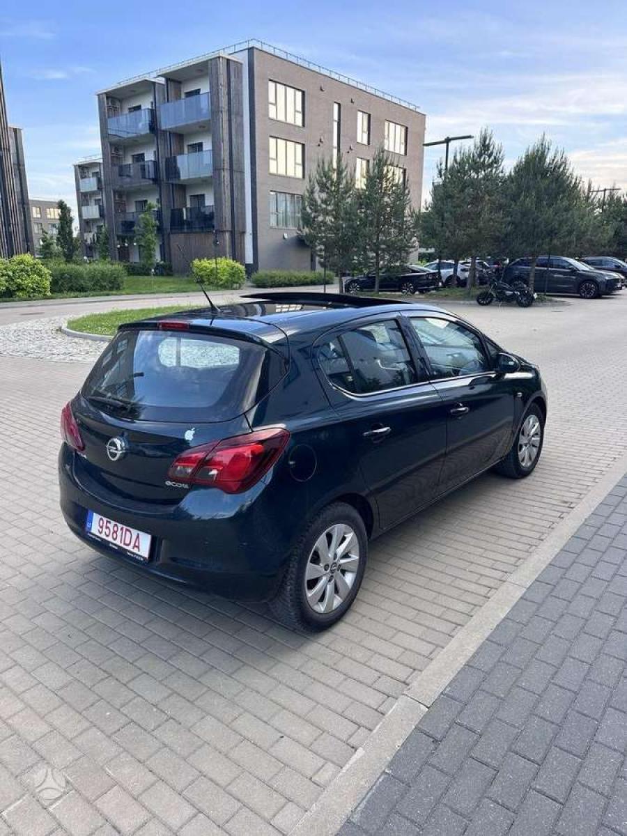 Zaļš Opel Corsa 2015 Viļņa, ar dzinēja tilpumu 1.40 L un nobraukumu 74 tūkst. km par 7750 €, foto 4 vietnē AUTOMOTO.COM.LV