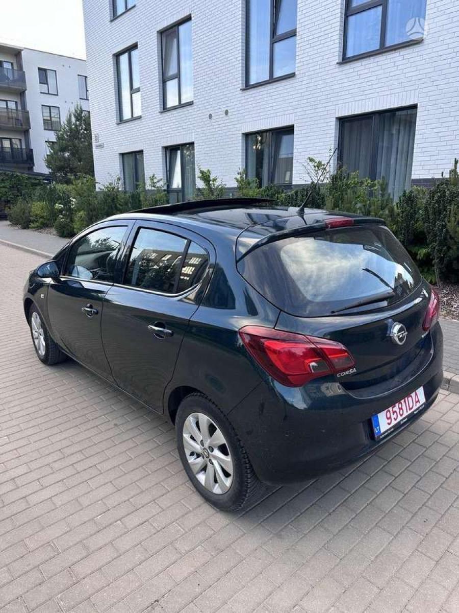 Zaļš Opel Corsa 2015 Viļņa, ar dzinēja tilpumu 1.40 L un nobraukumu 74 tūkst. km par 7750 €, foto 6 vietnē AUTOMOTO.COM.LV
