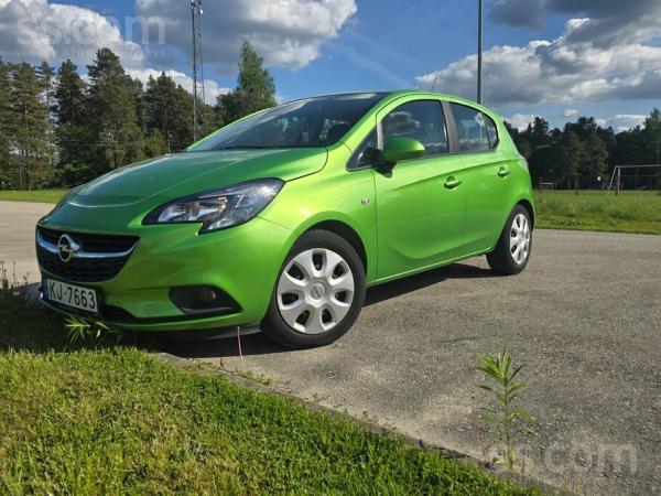 Green Opel Corsa 2016 in Ogre, with an engine capacity of 1.40 L and mileage of 116 thousand km for 6500 €, photo 1 on AUTOMOTO.COM.LV