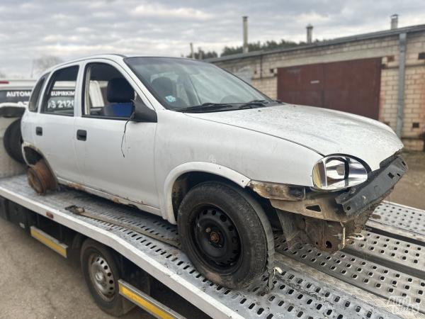 Grey Opel Corsa 1998 in Ukmerge, with an engine capacity of 1.40 L and mileage of 1000 thousand km for 120 €, photo 4 on AUTOMOTO.COM.LV