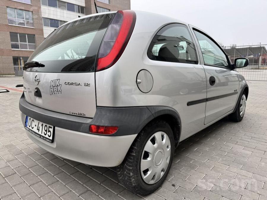 Pelēks Opel Corsa 2001 Rīga, ar dzinēja tilpumu 1.20 L un nobraukumu 0 tūkst. km par 1200 €, foto 9 vietnē AUTOMOTO.COM.LV