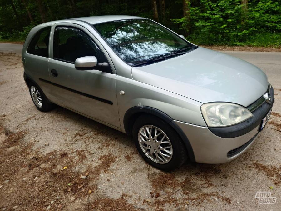Grey Opel Corsa 2002 in Vilnius, with an engine capacity of 1.20 L and mileage of 220 thousand km for 1850 €, photo 3 on AUTOMOTO.COM.LV