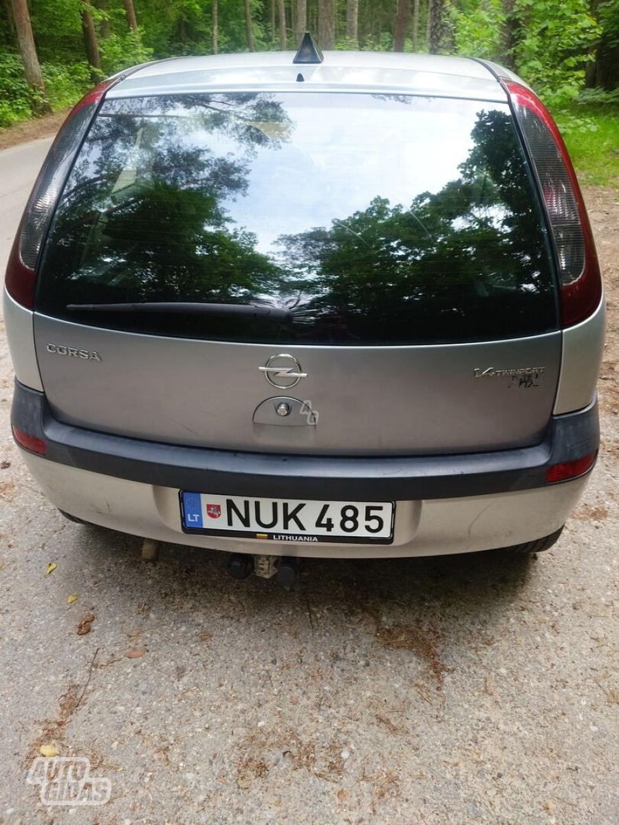 Grey Opel Corsa 2002 in Vilnius, with an engine capacity of 1.20 L and mileage of 220 thousand km for 1850 €, photo 7 on AUTOMOTO.COM.LV