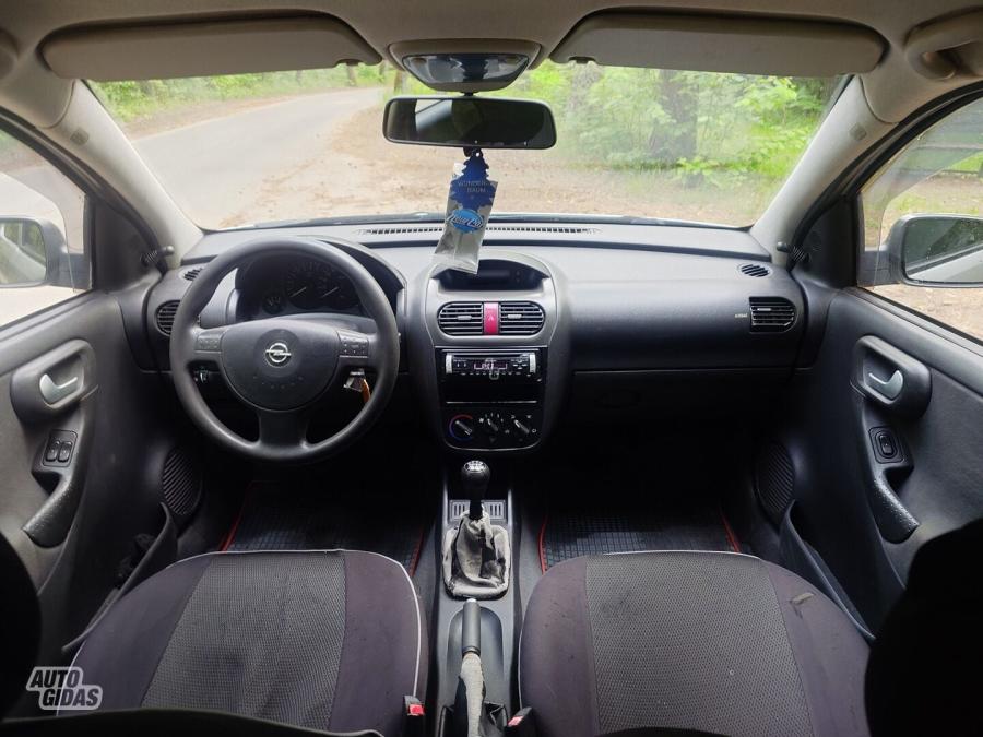 Grey Opel Corsa 2002 in Vilnius, with an engine capacity of 1.20 L and mileage of 220 thousand km for 1850 €, photo 8 on AUTOMOTO.COM.LV