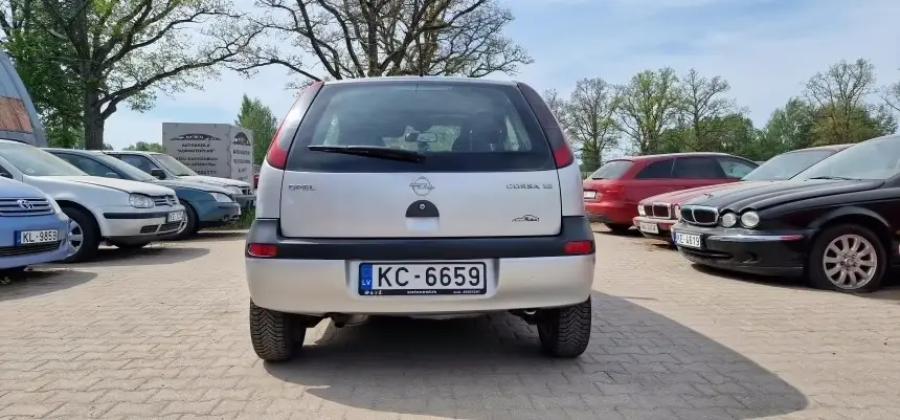 Pelēks Opel Corsa 2002 Valmiera, ar dzinēja tilpumu 1.20 L un nobraukumu 270 tūkst. km par 620 €, foto 5 vietnē AUTOMOTO.COM.LV