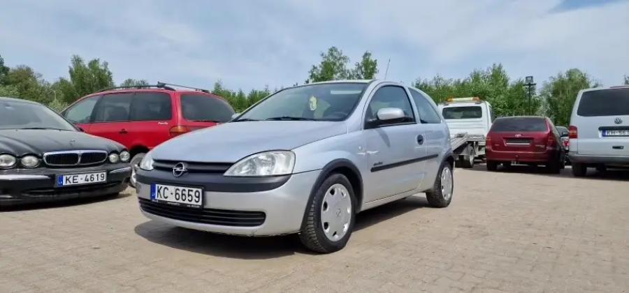 Pelēks Opel Corsa 2002 Valmiera, ar dzinēja tilpumu 1.20 L un nobraukumu 270 tūkst. km par 620 €, foto 8 vietnē AUTOMOTO.COM.LV