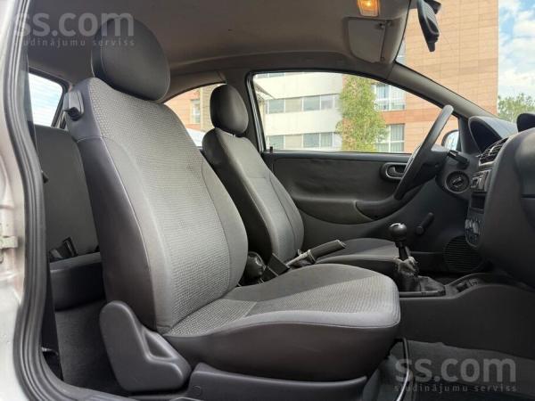 Grey Opel Corsa 2002 in Riga, with an engine capacity of 1.00 L and mileage of 0 thousand km for 1700 €, photo 11 on AUTOMOTO.COM.LV