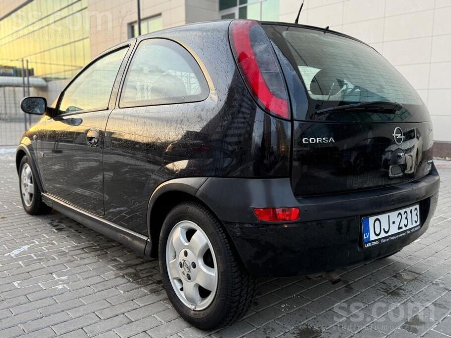 Grey Opel Corsa 2003 in Riga, with an engine capacity of 1.00 L and mileage of 0 thousand km for 1300 €, photo 9 on AUTOMOTO.COM.LV