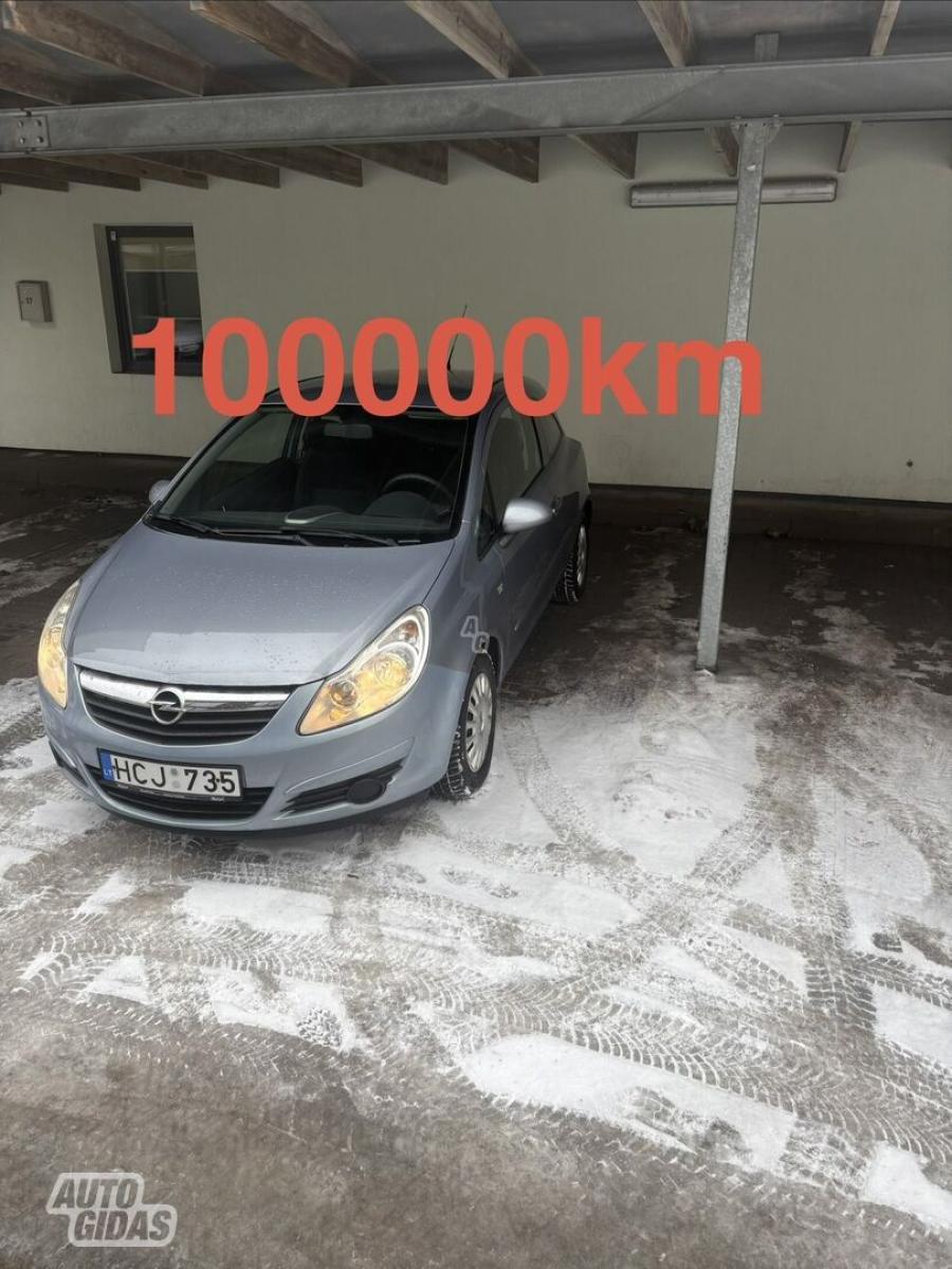 Grey Opel Corsa 2006 in Vilnius, with an engine capacity of 1.00 L and mileage of 100 thousand km for 888 €, photo 1 on AUTOMOTO.COM.LV