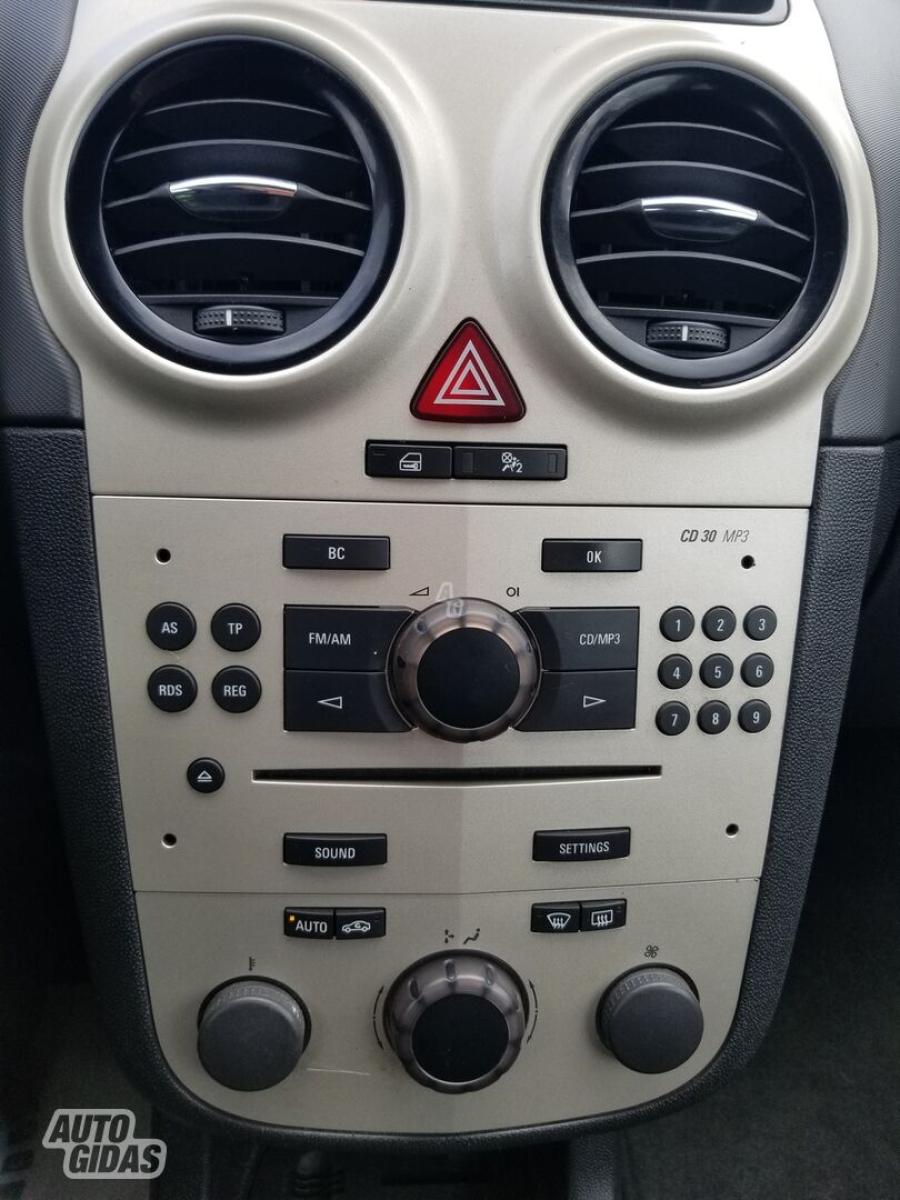 Grey Opel Corsa 2006 in Kaunas, with an engine capacity of 1.20 L and mileage of 98 thousand km for 1499 €, photo 15 on AUTOMOTO.COM.LV