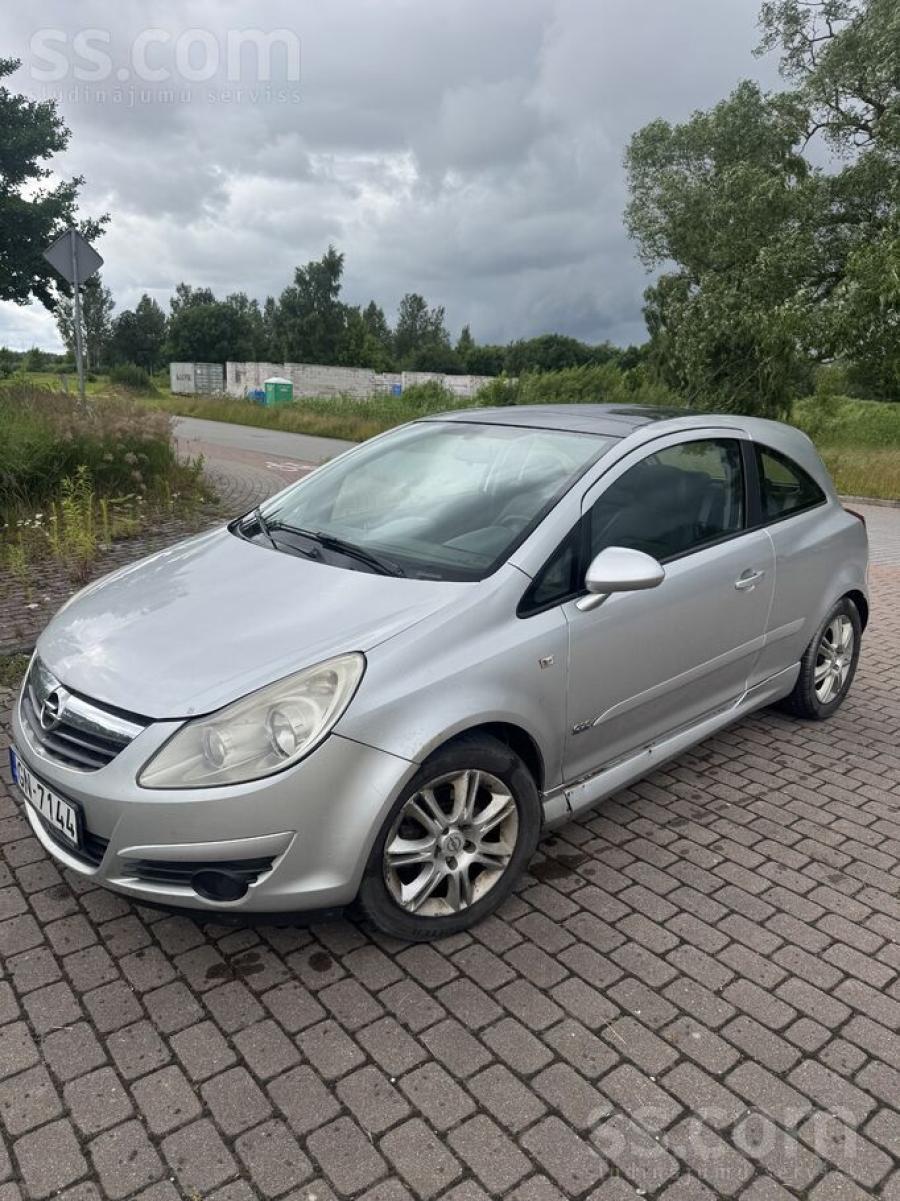 Pelēks Opel Corsa 2007 Ventspils, ar dzinēja tilpumu 1.70 L un nobraukumu 245 tūkst. km par 1050 €, foto 1 vietnē AUTOMOTO.COM.LV