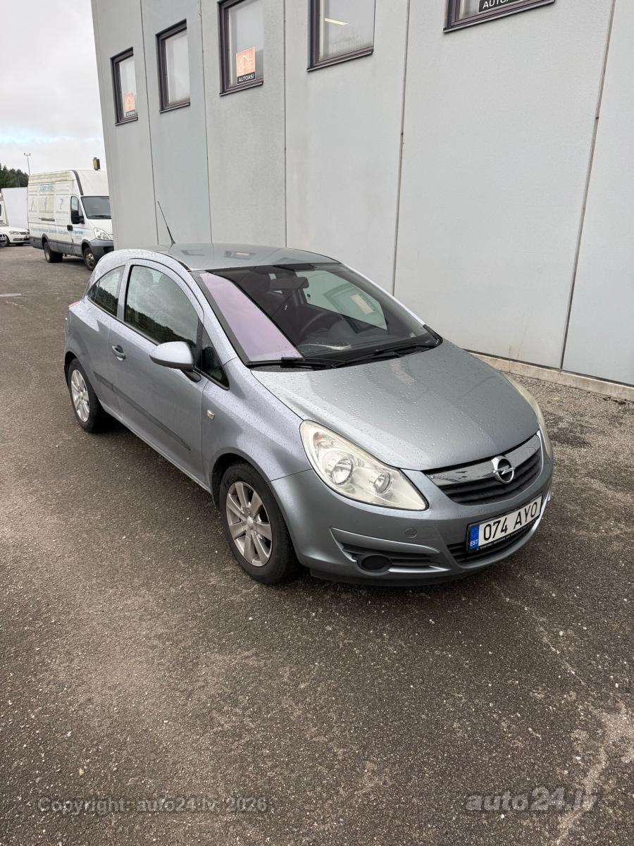 Grey Opel Corsa 2007 in Tallinn, with an engine capacity of 1.20 L and mileage of 171 thousand km for 1800 €, photo 1 on AUTOMOTO.COM.LV