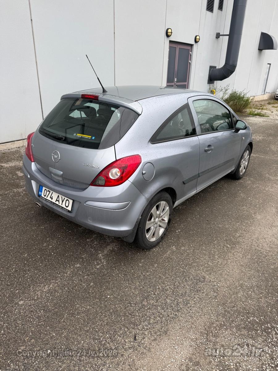 Grey Opel Corsa 2007 in Tallinn, with an engine capacity of 1.20 L and mileage of 171 thousand km for 1800 €, photo 4 on AUTOMOTO.COM.LV