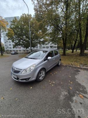 Pelēks Opel Corsa 2007 Ogre, ar dzinēja tilpumu 1.20 L un nobraukumu 153 tūkst. km par 1400 €, foto 3 vietnē AUTOMOTO.COM.LV