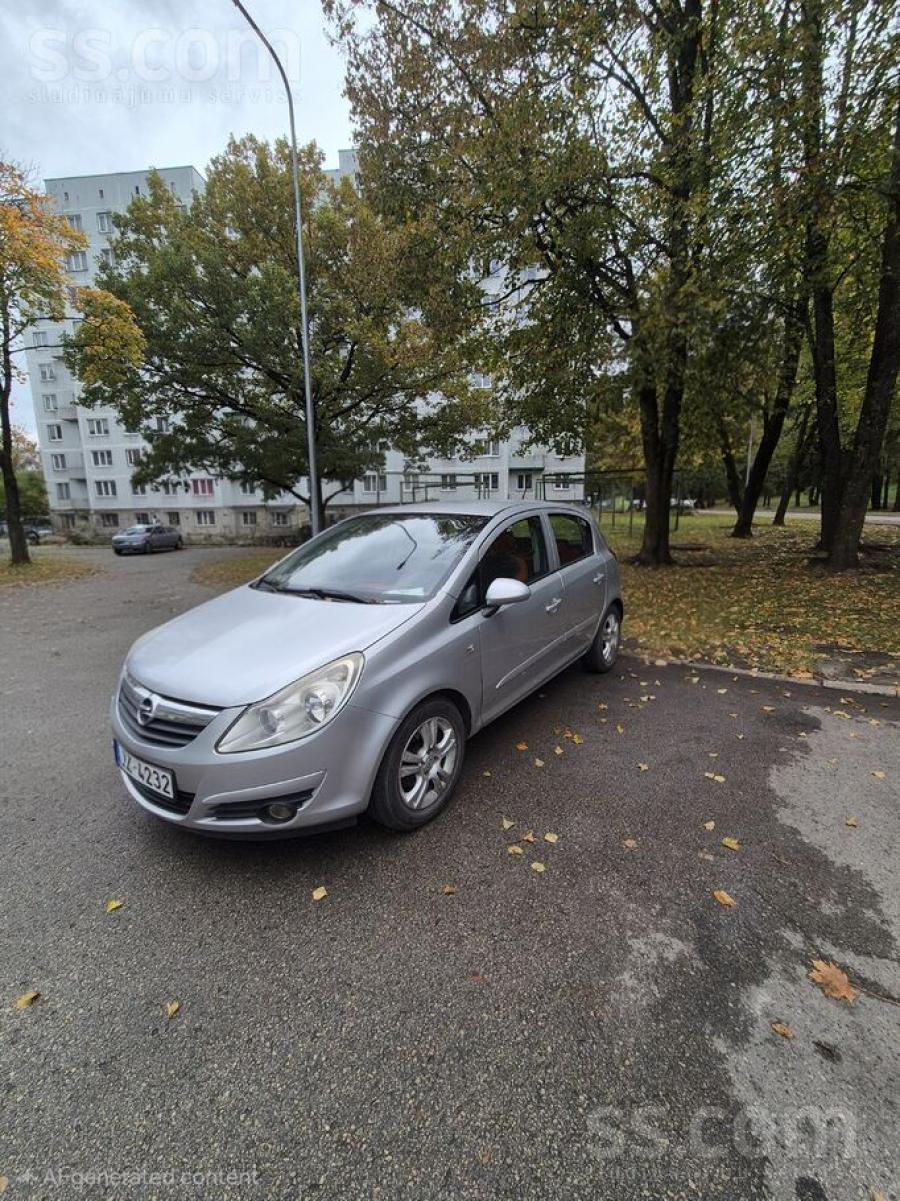 Pelēks Opel Corsa 2007 Ogre, ar dzinēja tilpumu 1.20 L un nobraukumu 153 tūkst. km par 1400 €, foto 3 vietnē AUTOMOTO.COM.LV