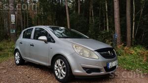 Grey Opel Corsa 2008 in Riga, with an engine capacity of 1.20 L and mileage of 195 thousand km for 1350 €, photo  on AUTOMOTO.COM.LV