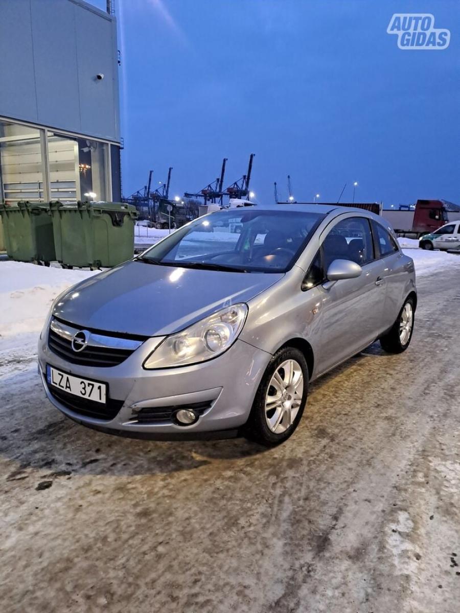 Grey Opel Corsa 2009 in Klaipeda, with an engine capacity of 1.20 L and mileage of 200 thousand km for 1500 €, photo 1 on AUTOMOTO.COM.LV
