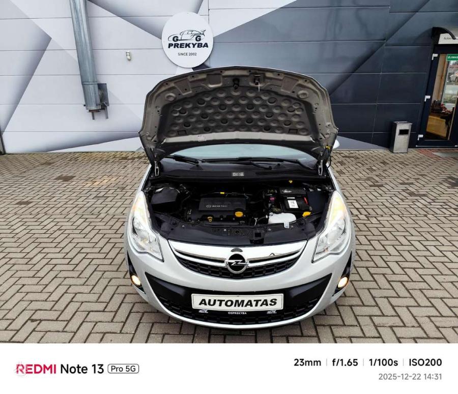 Grey Opel Corsa 2011 in Kaunas, with an engine capacity of 1.40 L and mileage of 85 thousand km for 3950 €, photo 20 on AUTOMOTO.COM.LV