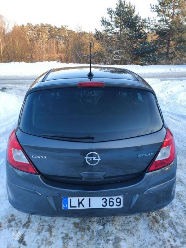 Grey Opel Corsa 2011 in Utena, with an engine capacity of 1.25 L and mileage of 241 thousand km for 2499 €, photo 6 on AUTOMOTO.COM.LV
