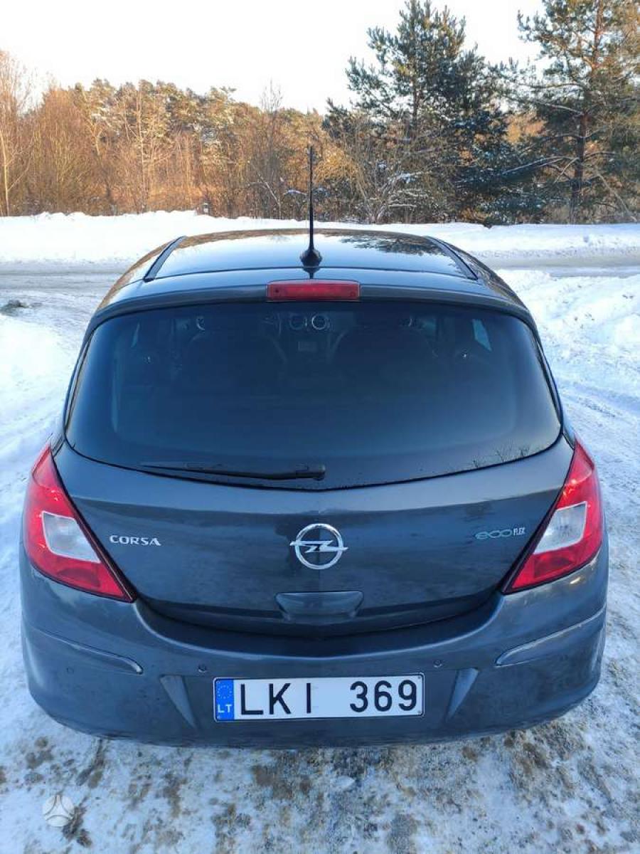 Grey Opel Corsa 2011 in Utena, with an engine capacity of 1.25 L and mileage of 241 thousand km for 2499 €, photo 6 on AUTOMOTO.COM.LV