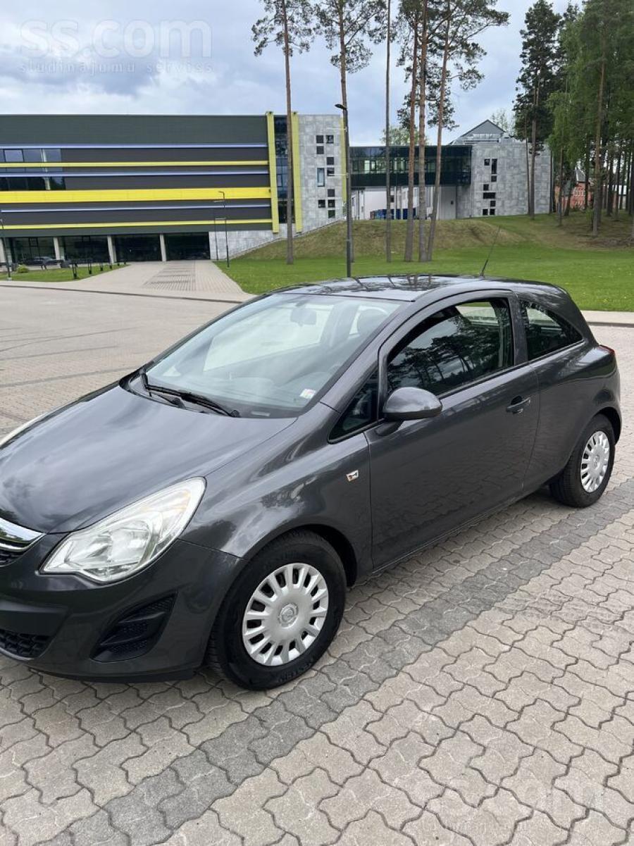 Grey Opel Corsa 2012 in Riga, with an engine capacity of 1.20 L and mileage of 209 thousand km for 2349 €, photo 3 on AUTOMOTO.COM.LV